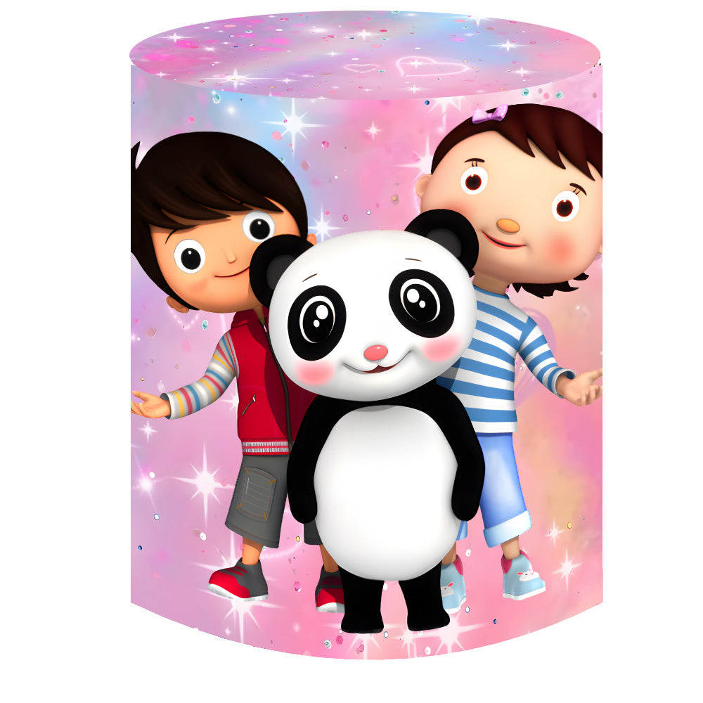 Customize Little Baby Bum Round Backdrop Cover LBB Baby Shower Birthda ...