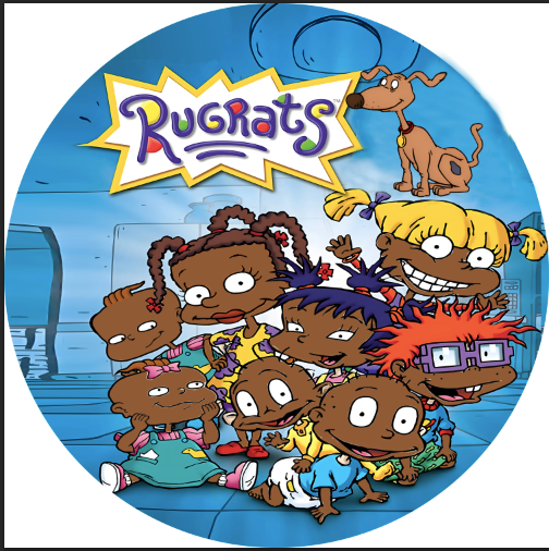 Customize Rugrat Themes Party Round Backdrop Susie Charmichael and Ang ...