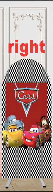 Customize Size Cars Photo Background Covers Race Cars Birthday Party C ...