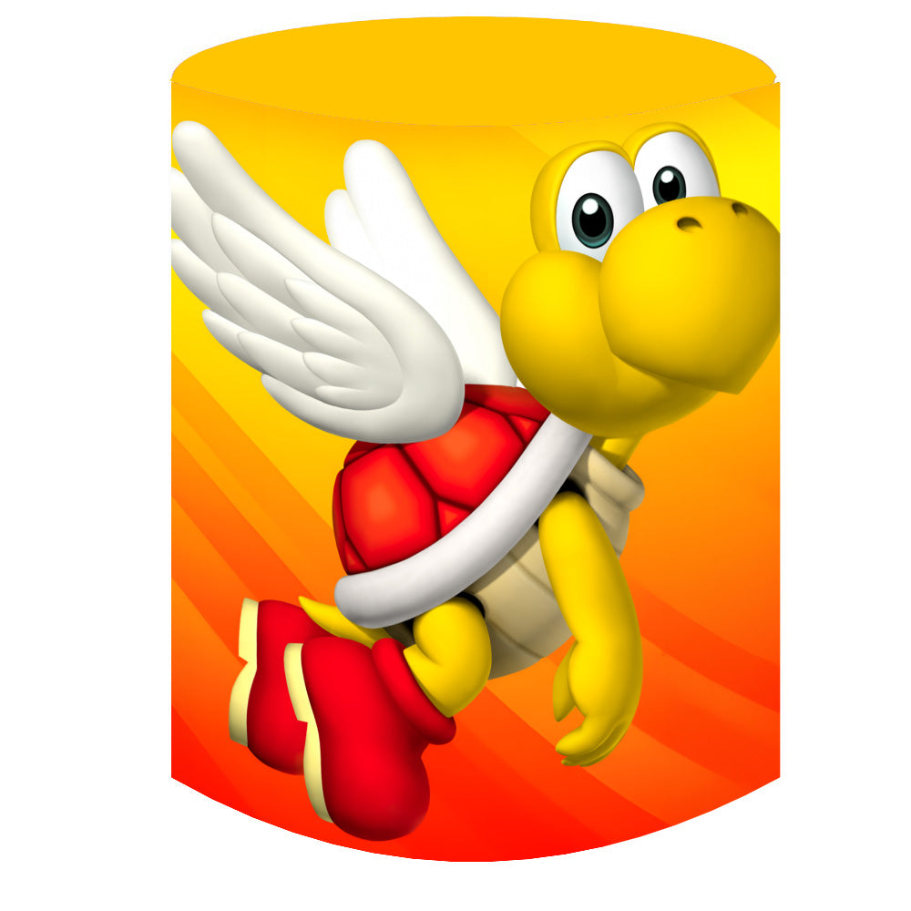 Customize Size Cartoon The Super Mary 5 pieces Cylinder Plinth Covers ...