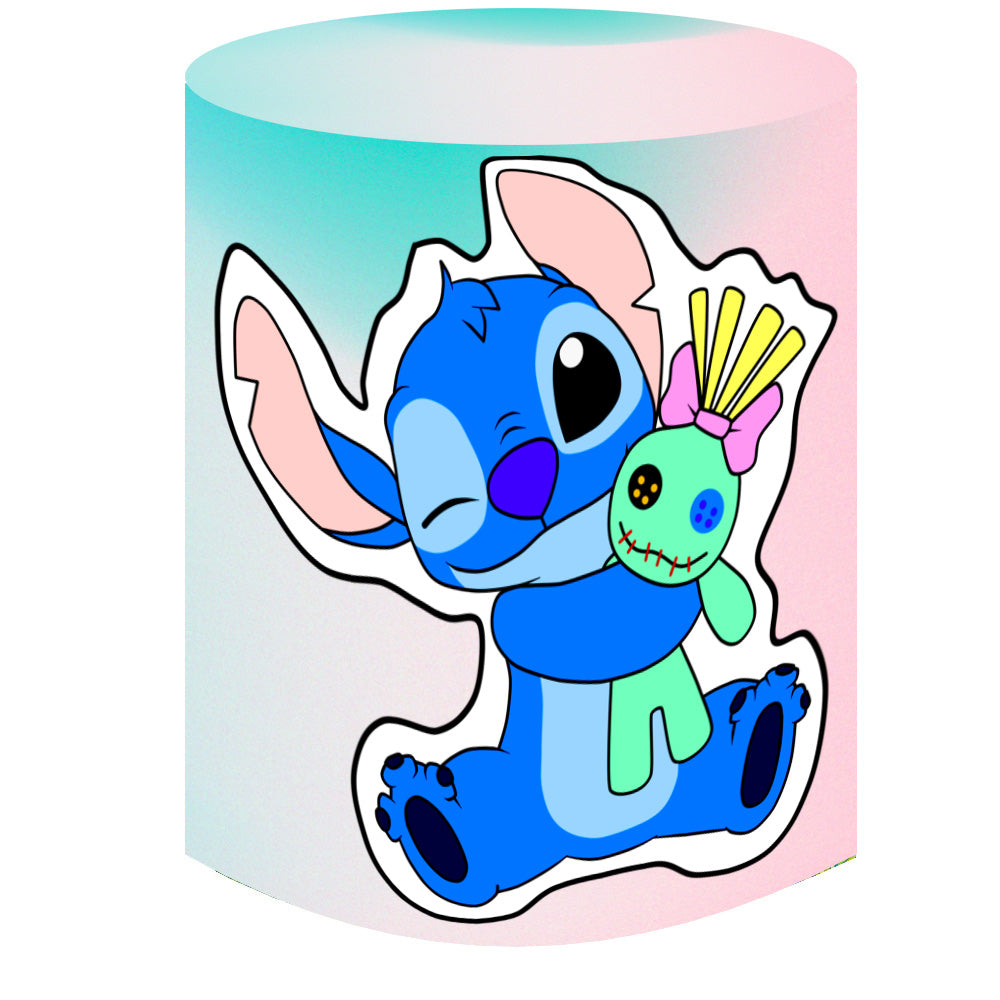 Customize Cartoon Round Backdrops Kids Birthday Party Circle Backgroun ...