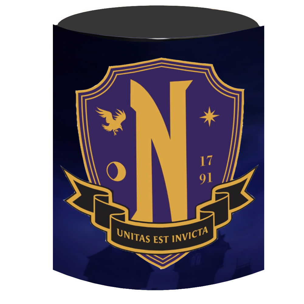 Wednesday Addams Round Covers Backdrops Kids Birthday Party Wednesday ...