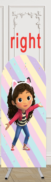 Custom Size Cartoon Arch Photo Background Cover Theme Arch Background ...