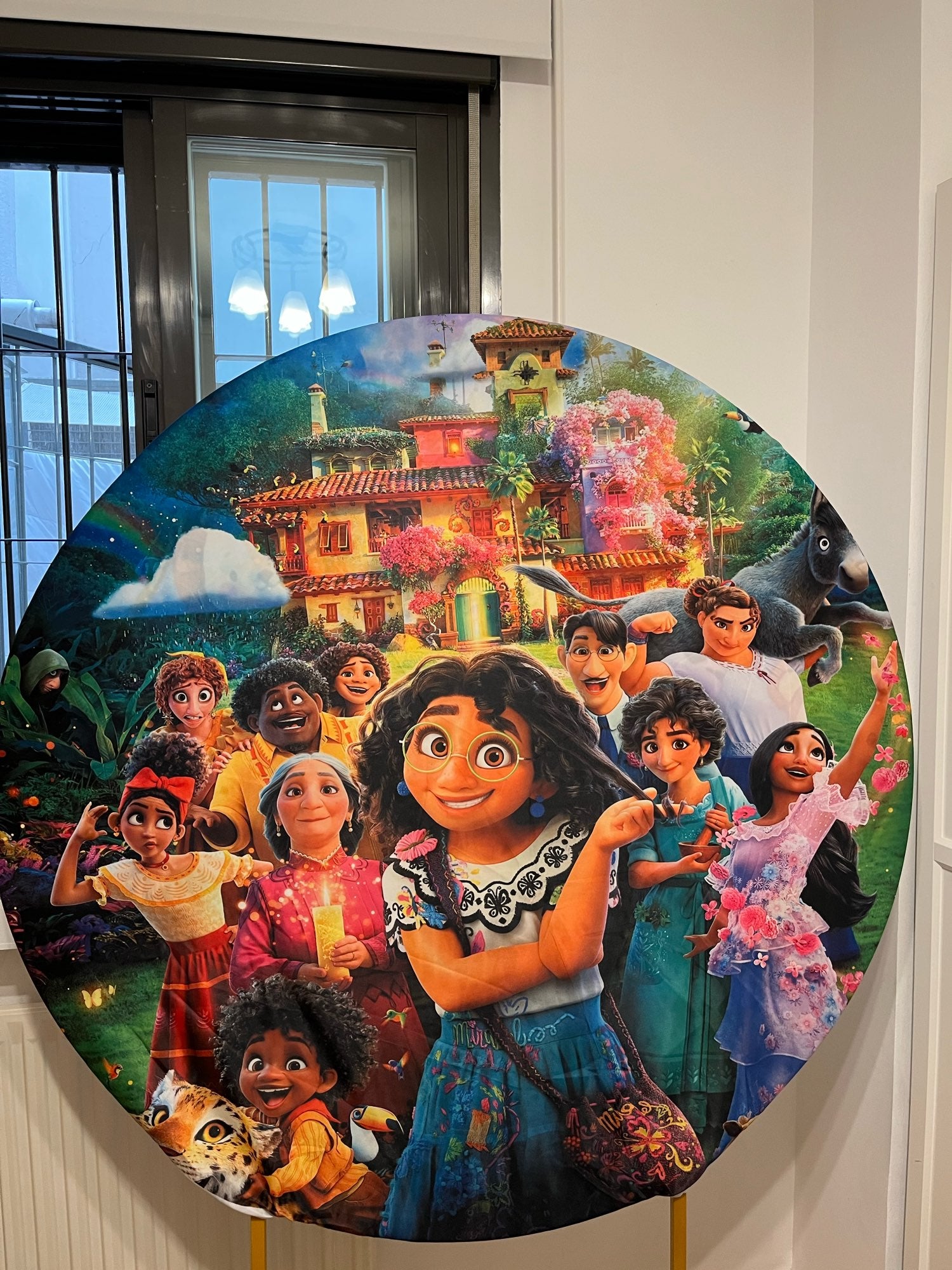 Custom Princess Round Background Movie Circle Backdrop For Photography