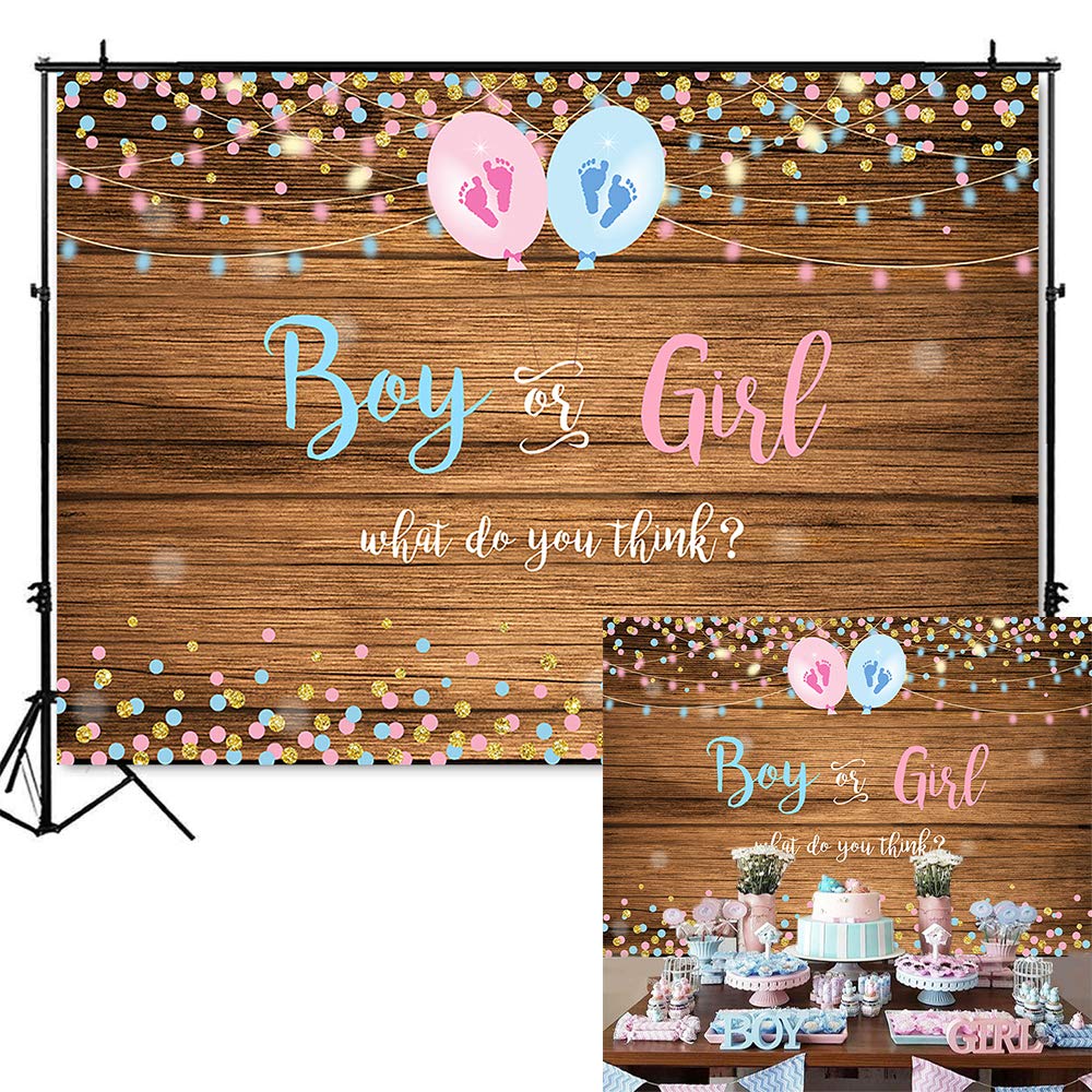 gender reveal backdrop for photography party decoration banner boy or ...