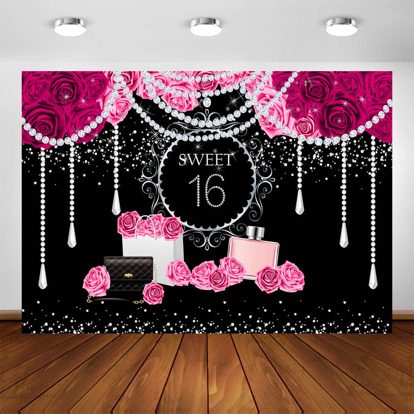 Sweet Sixteen Birthday Background