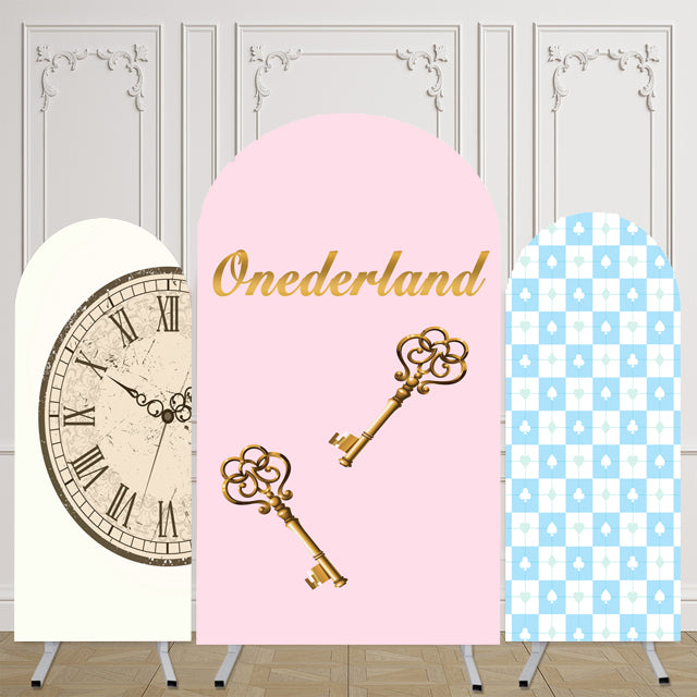 Customize Photo Background Clock Cover Theme Arch Background Double Si ...